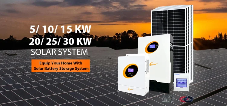 Jsdsolar Complete Home Solar System Kit 5000w 5kw 10kw Hybrid Off Grid Solaranlage ...