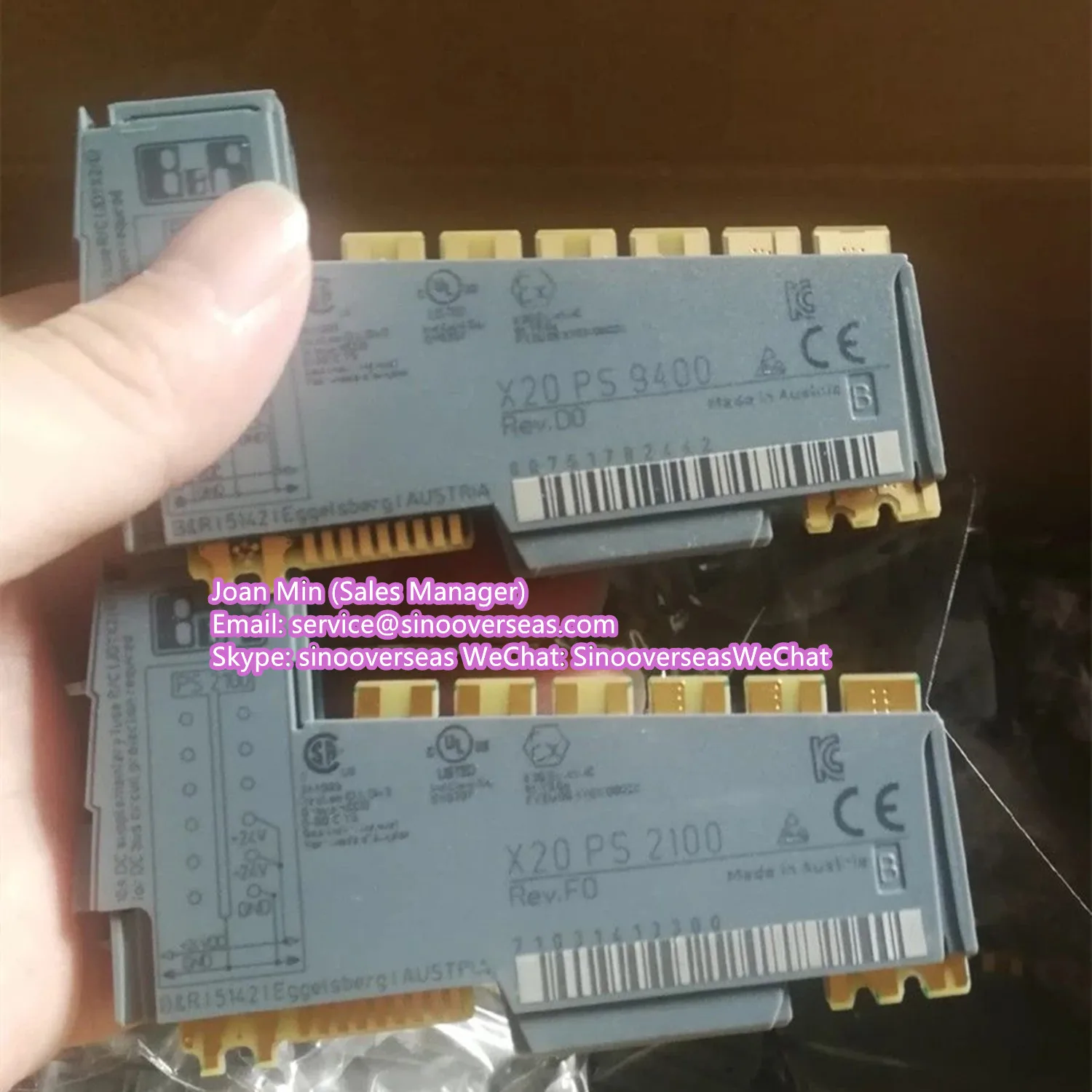 Module X20ai4632 X20at2311 X20sl8100 X20sl8101 X20si9100 X20so6300 ...