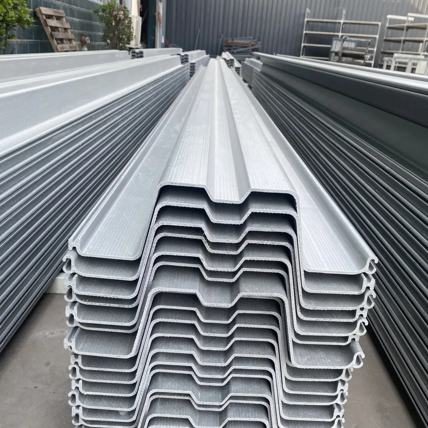 Pultruded Seawall Bulkhead FRP Sheet Pile SUBMARINE PIPELINES Coral ...