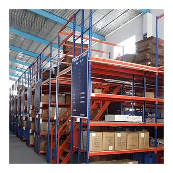 Heavy Duty Warehouse Storage Rack Supported Mezzanine Multi Level Steel ...