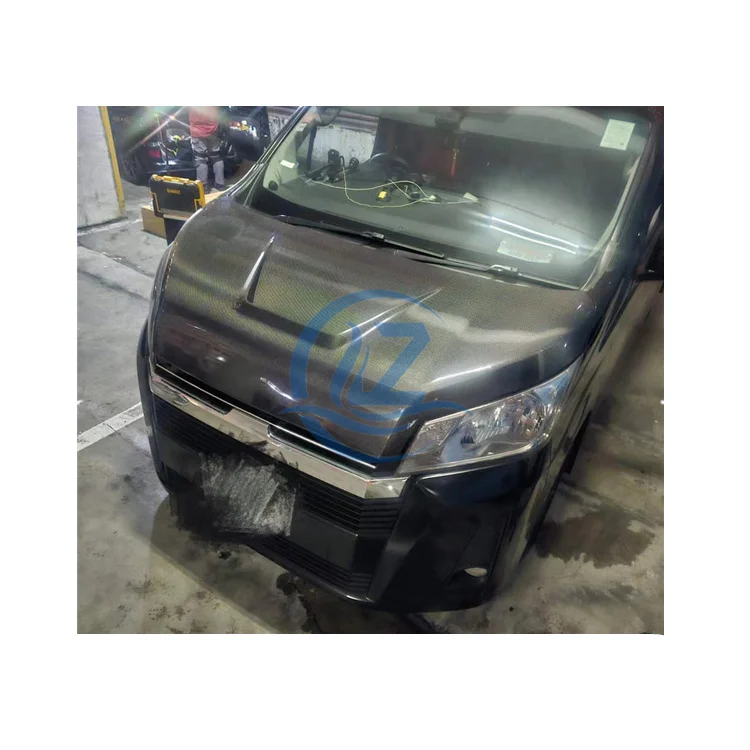 Hiace 300 2019 Body Parts - Carbon Fiber Engine Hood
