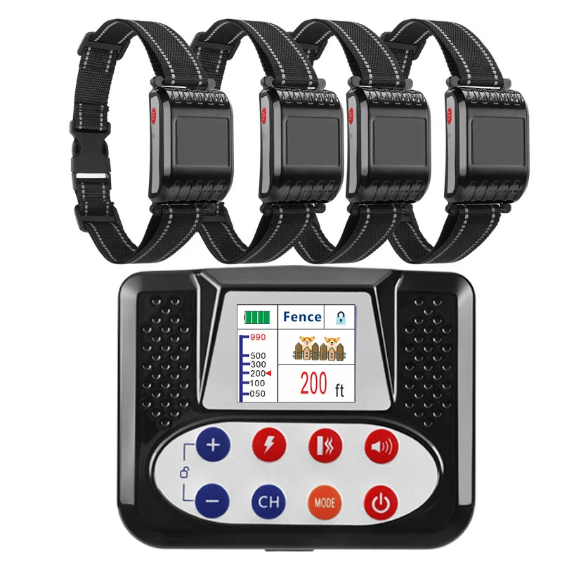 2023 New Pet Wireless Electric Dog Fence System Waterproof Lcd Screen ...