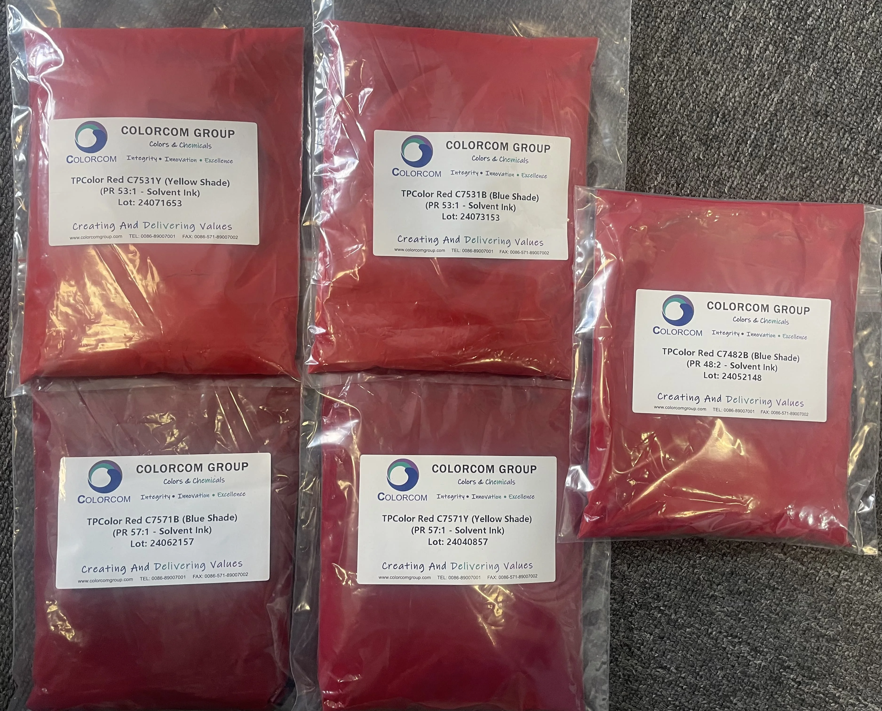Pigment Red 146 Organic Pigment Colorant Equal to Flexobrite Red B CAS ...