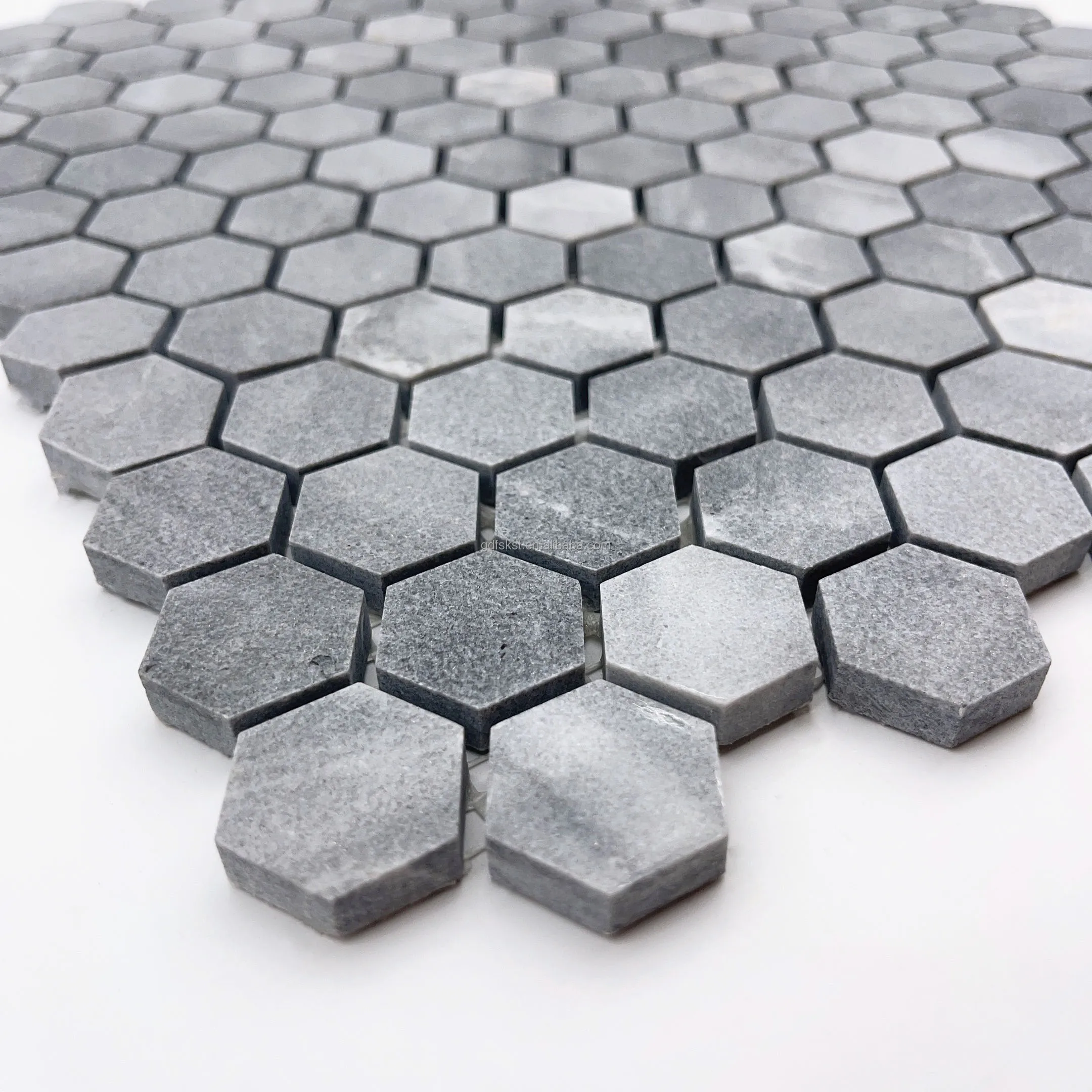 Factory Stone Mosaic Wall Tile Bathroom Floor Gray Natural Marble ...