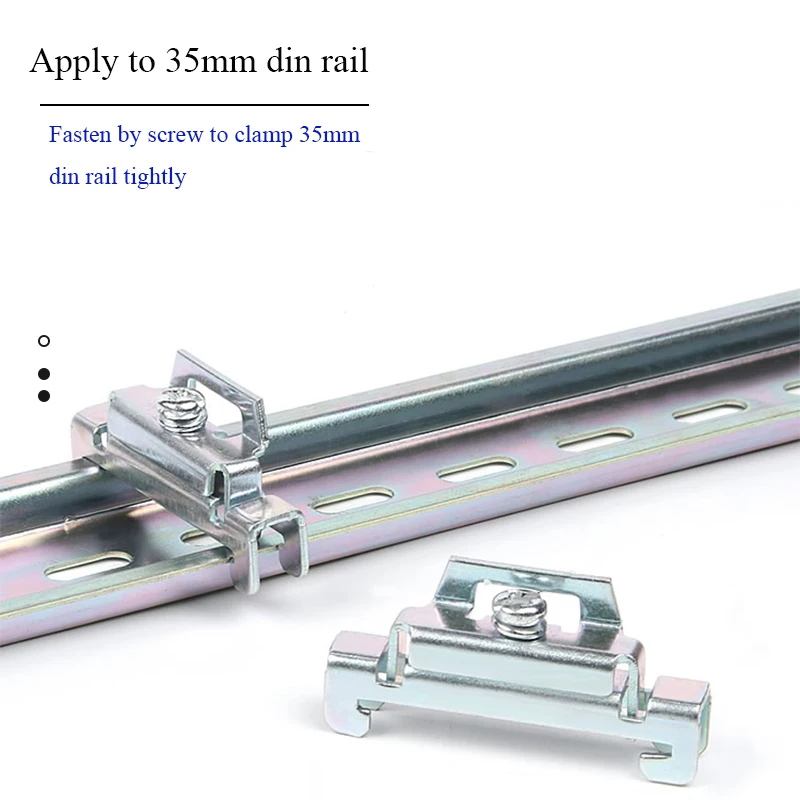 Clip on DIN Rail Stopper - Secure & Efficient Power Distribution