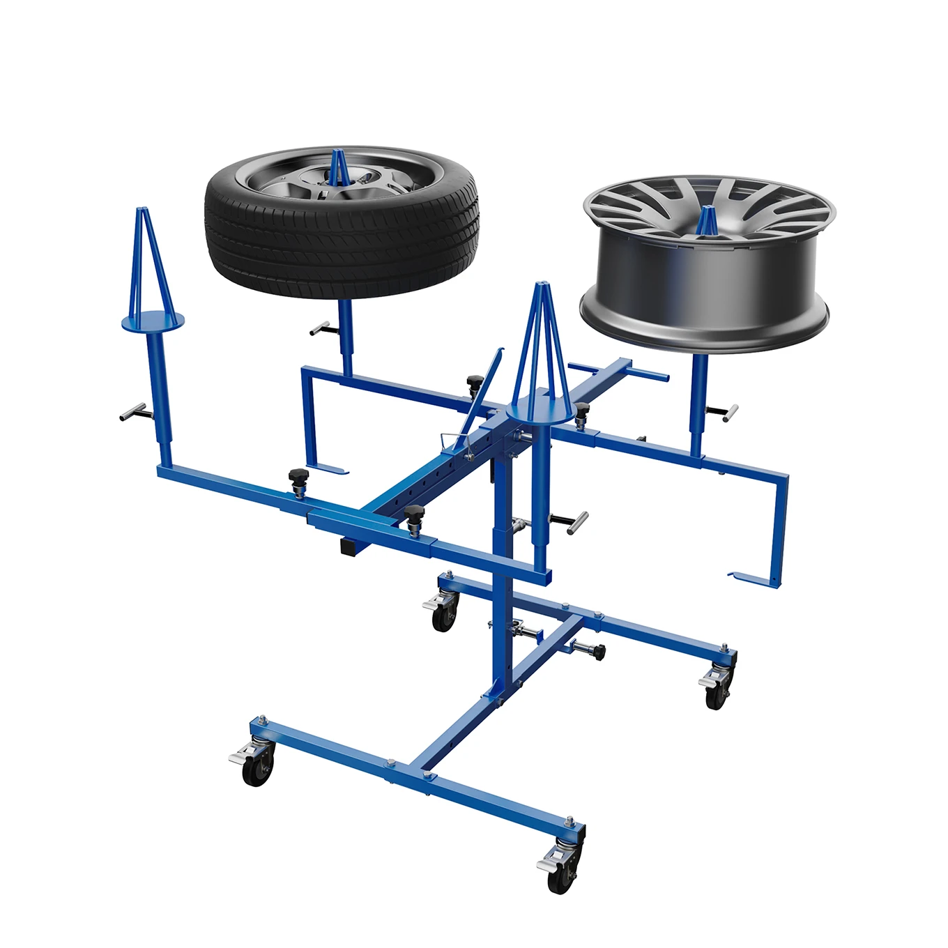 PS102 auto body paint stands folding metal classic auto portable work ...