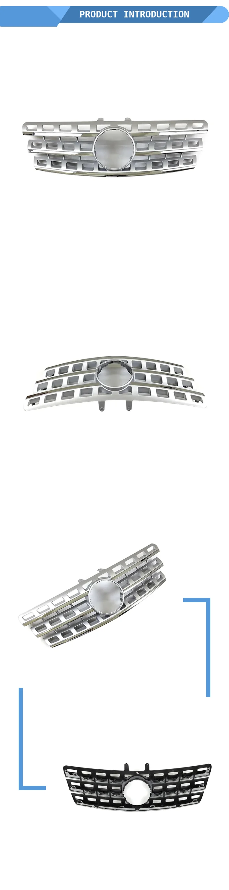 Car Center Middle Front Hood Bumper Cover Grill 1648801985 ...