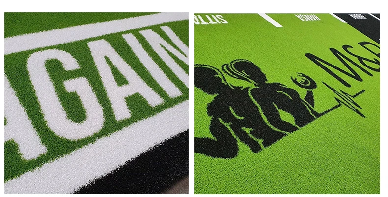 Customized Green Sled Track Sports Artificial Grass Carpet for Gym ...