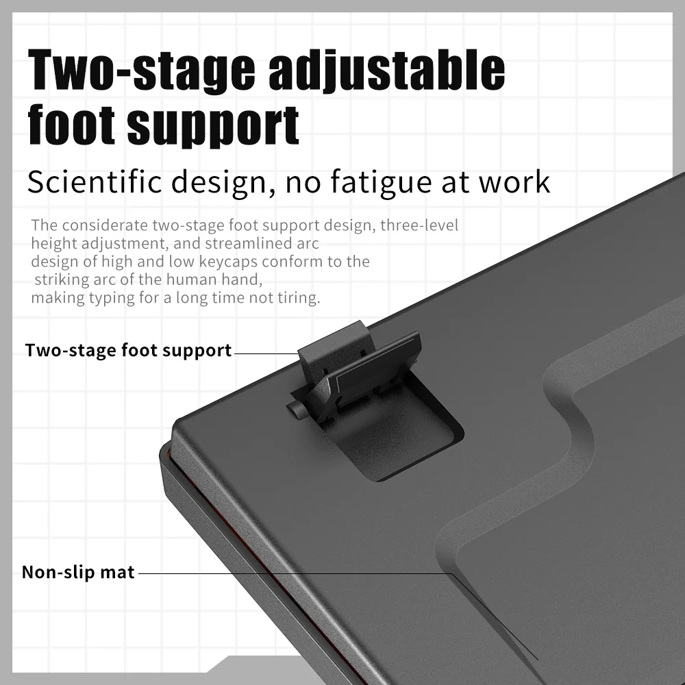 85% Hot Swappable Mechanical Gaming Keyboard - 98 Keys, RGB LED, Blue ...