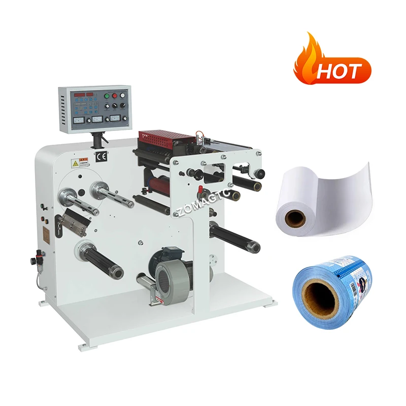 High Speed Small Paper Coil Slitting Machine Slitting And Rewinding ...