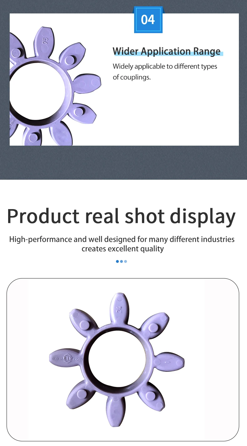 KTR Rotex 38 Flexible Rubber Coupling Spiders - Durable & Efficient