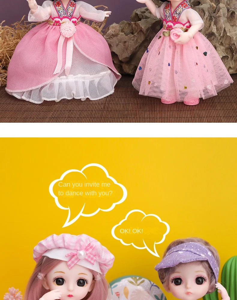 16cm Doll Princess Girl Toys Mini Size Stalls Bulk Wholesale Kids Girls ...