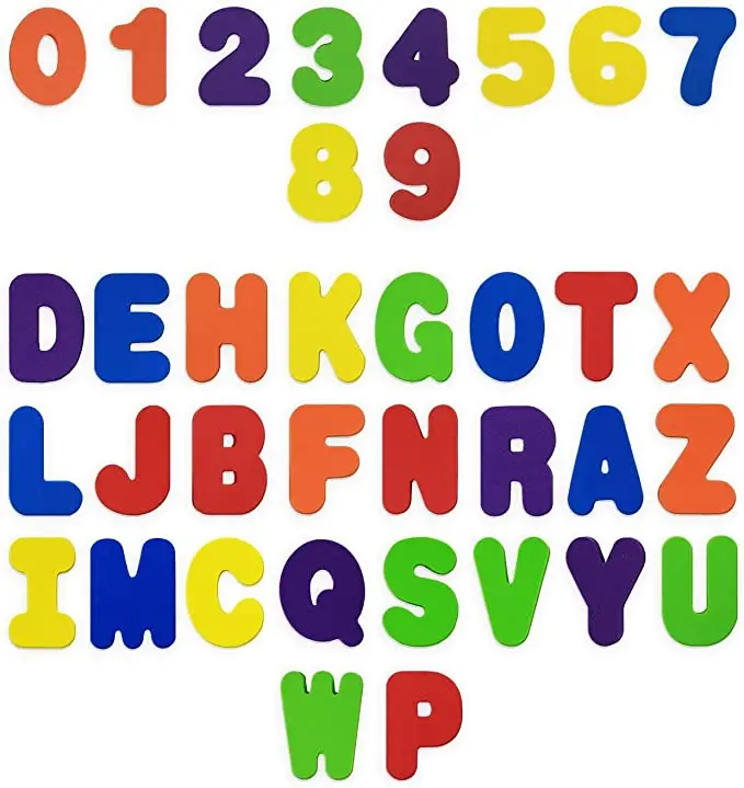 Bath Letters And Numbers Bath Tub Toys - Colorful,Educational,Fun Abc ...