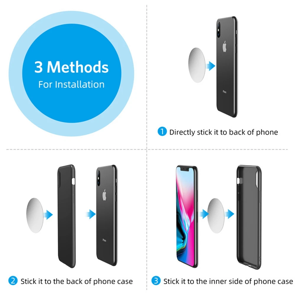 F3 Air Vent Magnetic Car Phone Holder - L Shaped Phone Mount