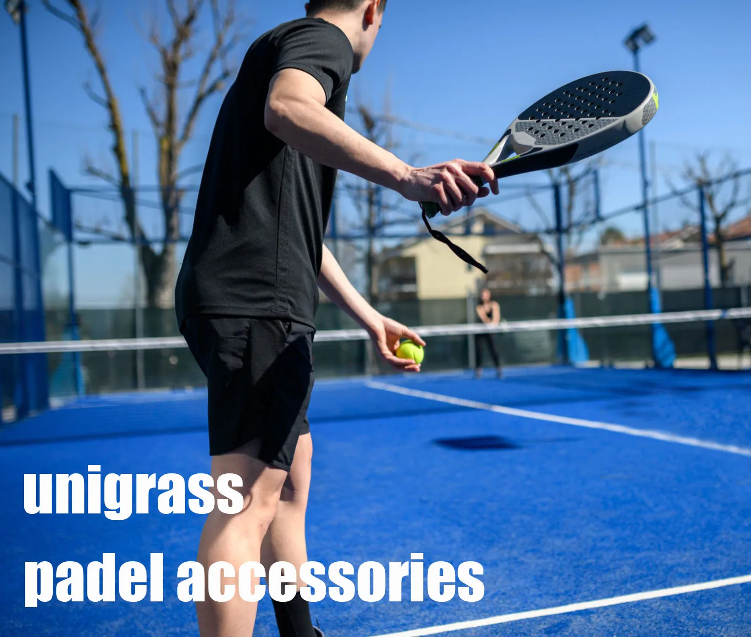 Unigrass Carbon Fiber Pickleball Paddle Set Composite Pickleball Paddle ...