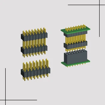 1.27mm Pcb Pin Header Spacer/ Male Female Pogo Pin - Buy 1.27mm Pin ...