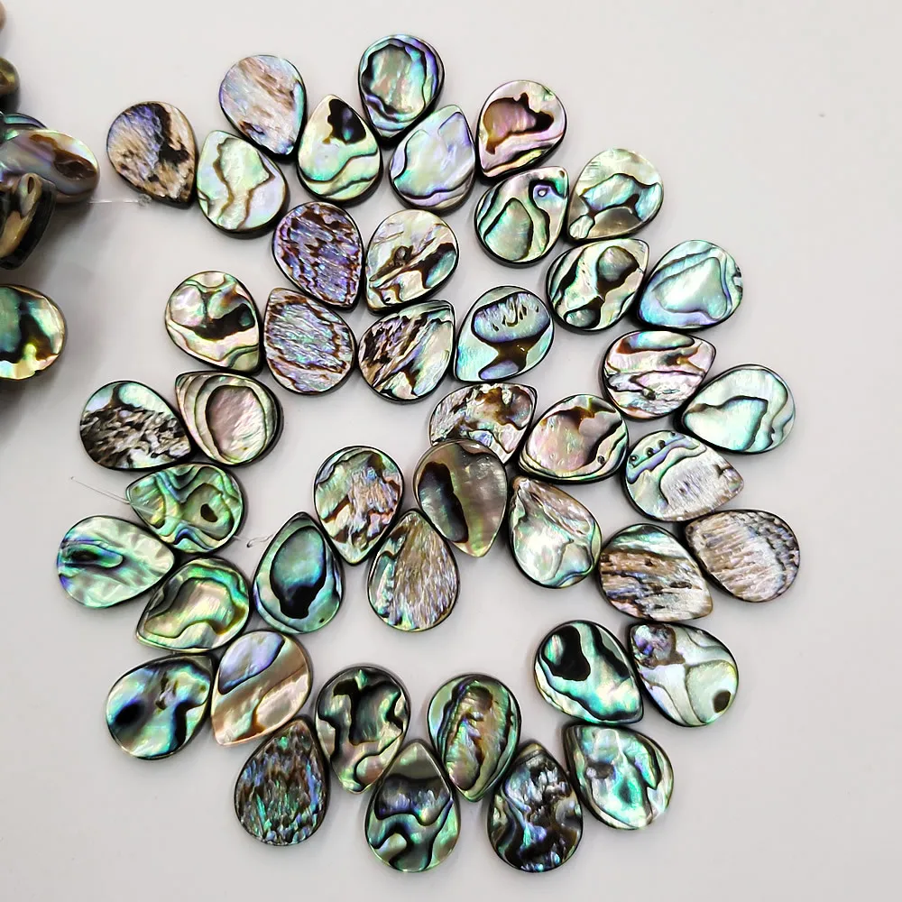 Diy Teardrop Abalone Shell Jewelry Beads Polished & Different Size For ...