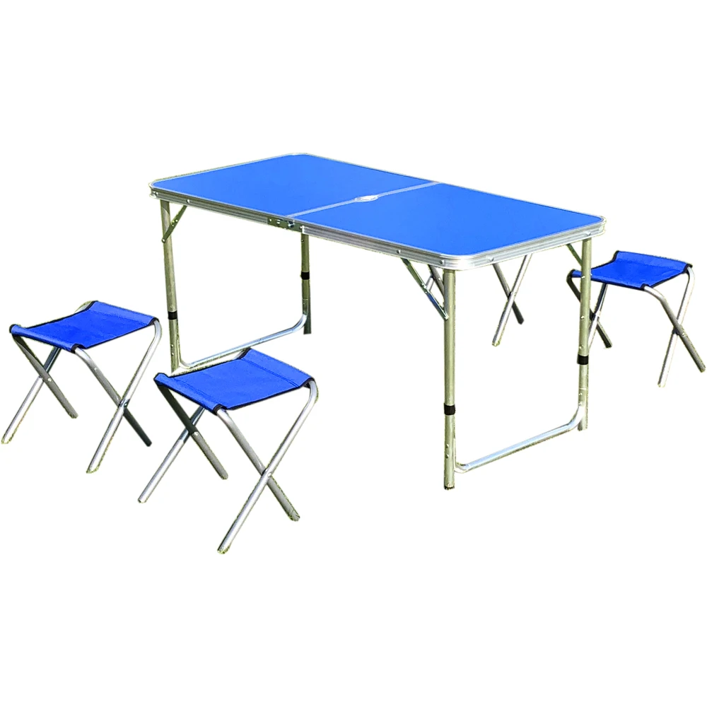 Portable Beach Folding Table - Lightweight Aluminum Camping Table with ...