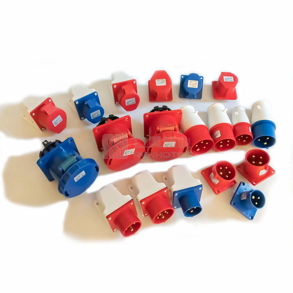 Industrial Plug Socket Connector Pin 3p 3pin 4pin 5pin 3 4 5 Pins Male ...