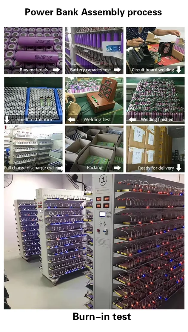 Wireless Fast Charging Slim External Battery 10000mah Power Bank ...