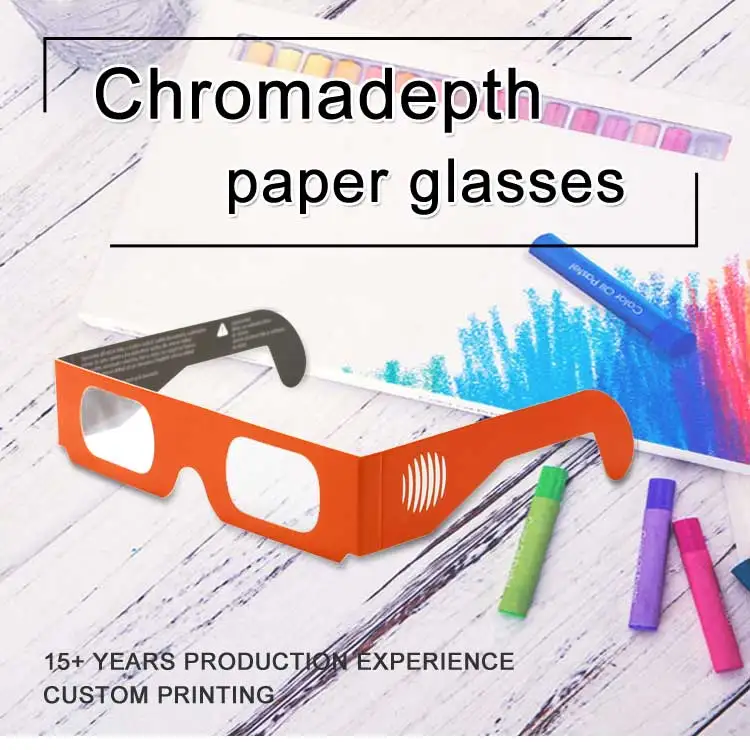 Spectral Separation 3D Glasses - Chromadepth Experience