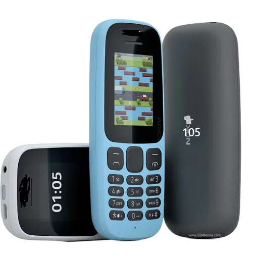 105 Dual SIM Feature Phone with Long Standby Keypad Second-Hand Mobile ...