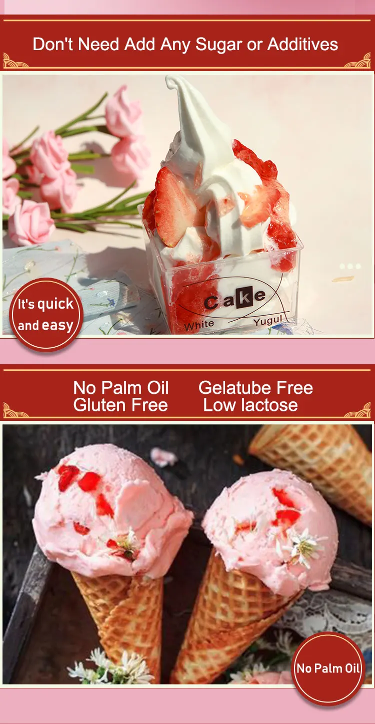 Momoyo Vanilla Ice Cream Powder Mixue Soft Diet Ice Cream