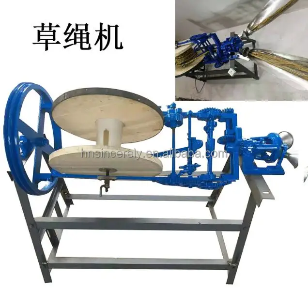 Processing Straw Rope Machine/electric Reed Straw Rope Rolling Machine ...