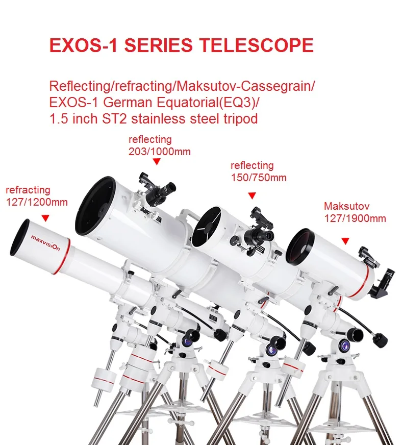 JAXY WT800203EQ - Professional Giant Astronomical Telescope