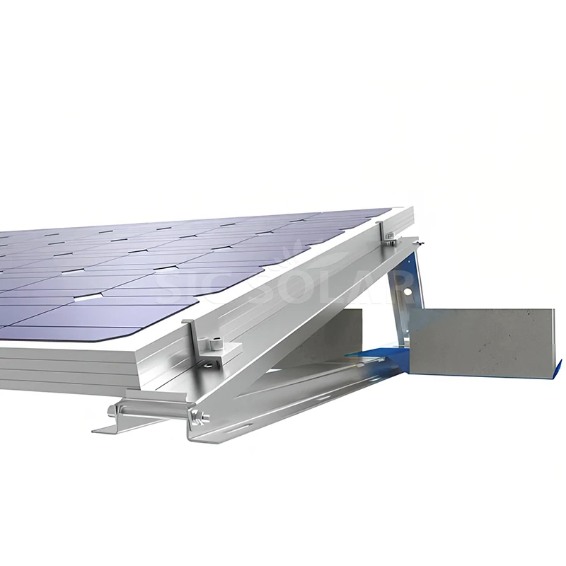 Solar Flat Roof Ballast Panel Mounting Structure Waterproof Ballast ...