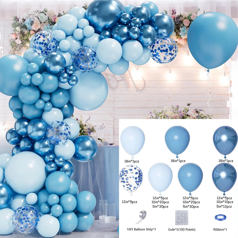 Balloon Set Scene Layout Balloon Arch Wedding Birthday Party Decoration ...