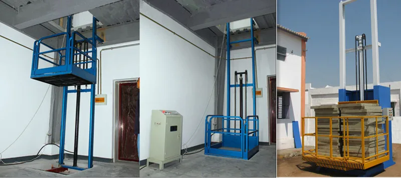 Customized Small Cargo Lifts Elevator For Warehouse Building ...