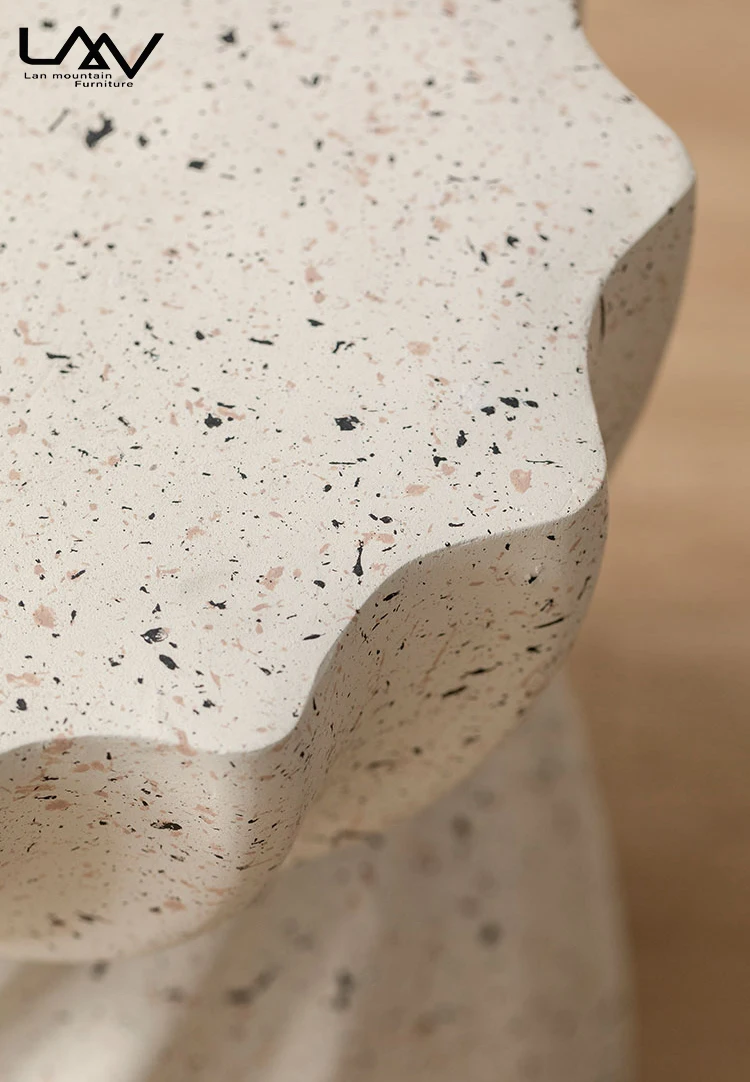 Modern Creative White Corner Table for Living Room & Bedroom