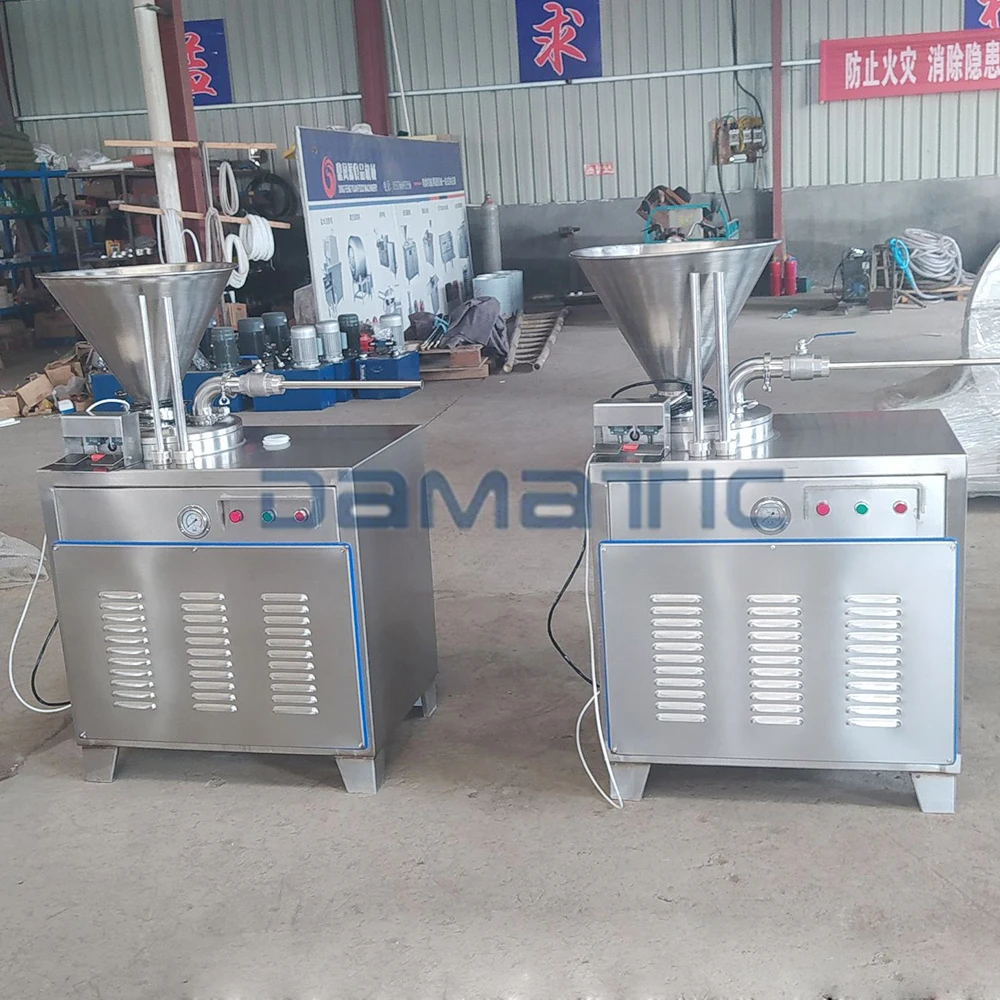 Industrial Pneumatic Hot Dog Enema Sausage Stuffer Maker Filler Making ...