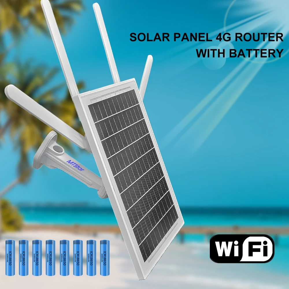 Outdoor Installation Waterproof And Dustproof Solar Charging 4g Router ...