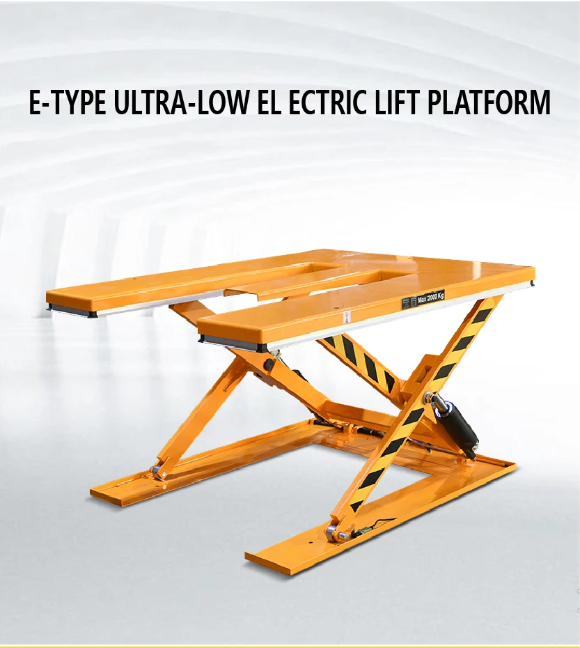 U-shaped Electric Lifting Platform E-type Electric Lfting Platform Hydraulic Scissor Lift Tables ...