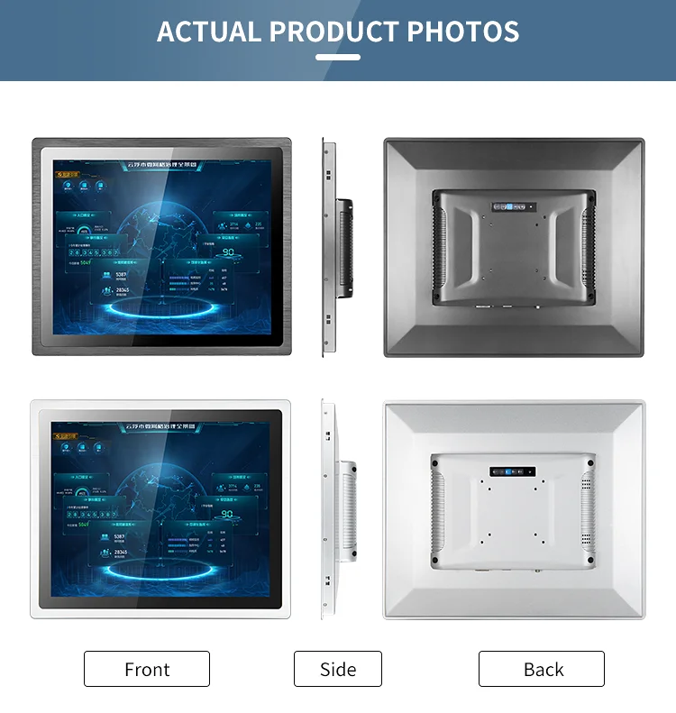 Embedded Industrial Cnc 17 Inch Pcap Capacitive Touch Pc Panel Mount ...