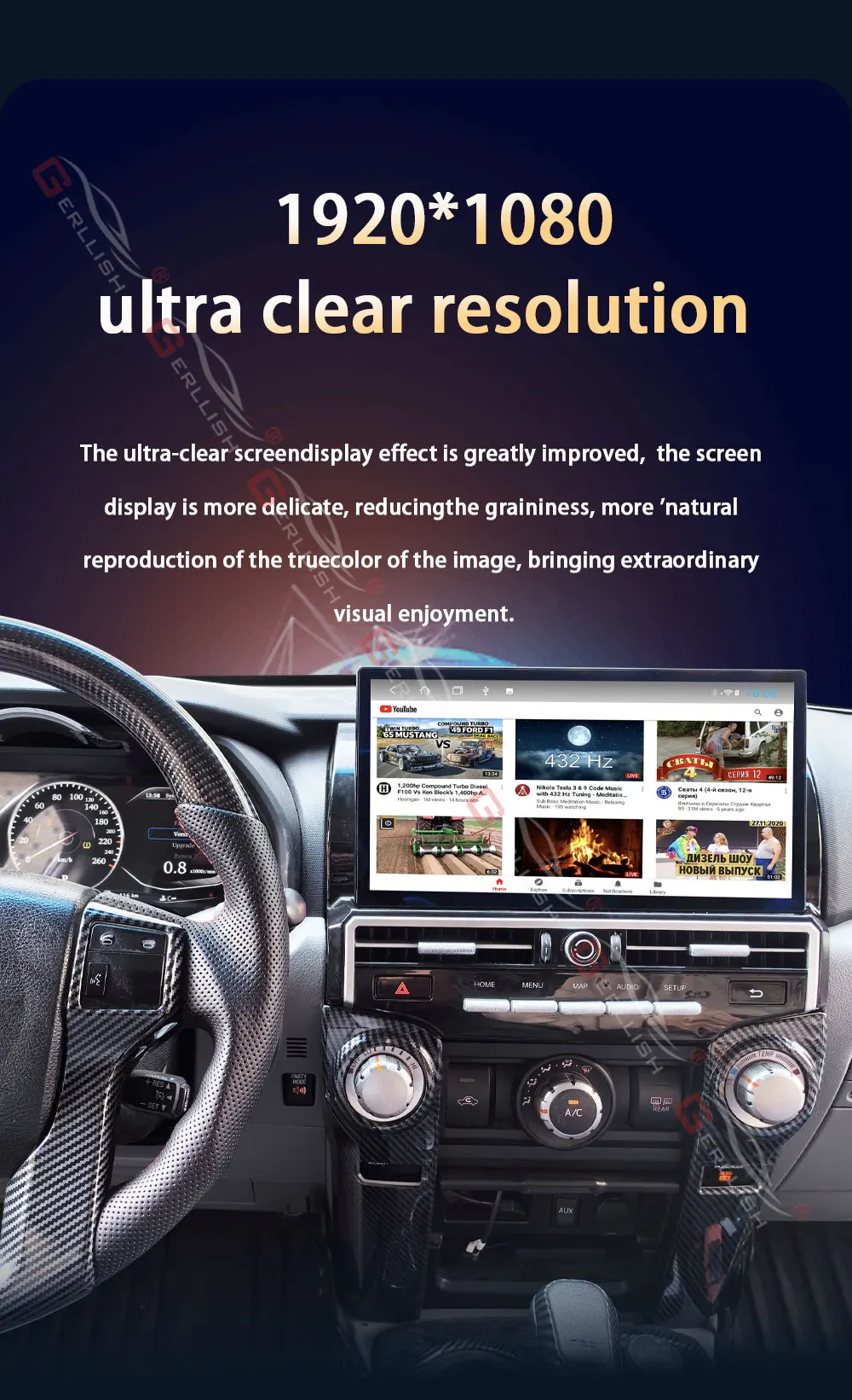 Carplay Car Radio for Toyota 4runner 2009-2021 - Android Touch Screen ...