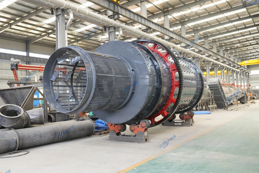 Alluvial Gold Washplant Scrubber Trommel For Iron Manganese Gold Tin ...