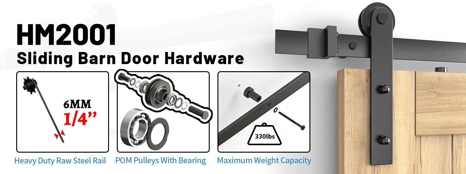 6FT Modern Factory Heavy Duty Sliding Roller for Doors