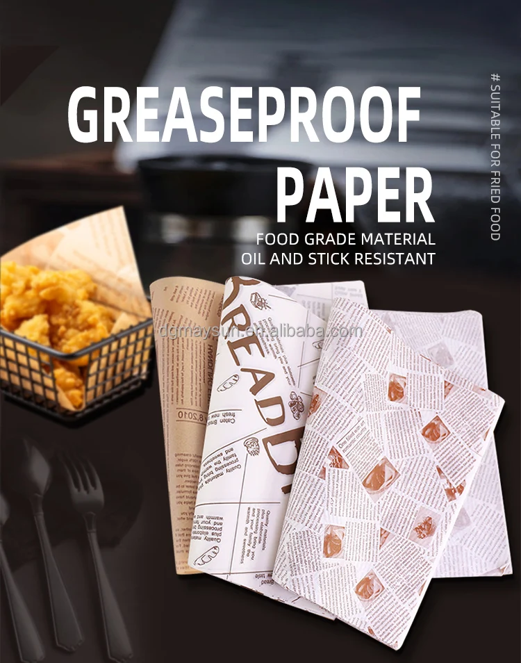 Custom Parchment Paper - Food Greaseproof & Bio-degradable