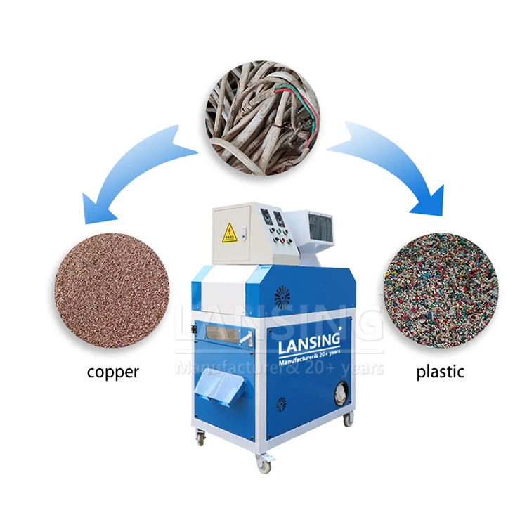 High Performance Small Copper Cable Granulator Machine Mini Cable ...