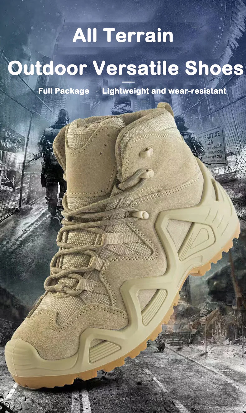 Lova Men's Combat Tactical Boots Waterproof Trekking Outdoor Leather ...