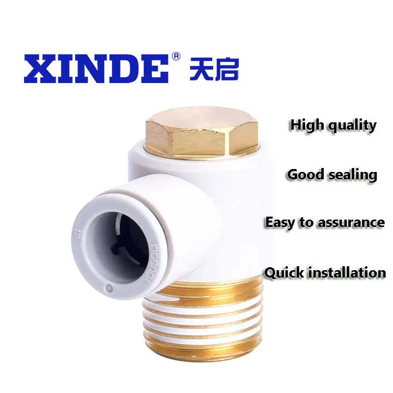 Pneumatic Actuator Hydraulic Cylinders Single Head Connector Kq2v04/06 ...