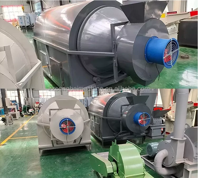 High Capacity Biomass Rotary Drum Dryer for Corn & Sawdust