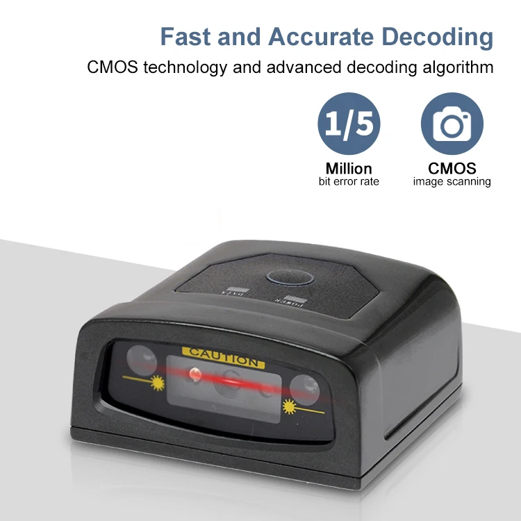 2d Barcode Scanner Modules Qr Code Reader Module Fixed Mount 2d Cmos ...