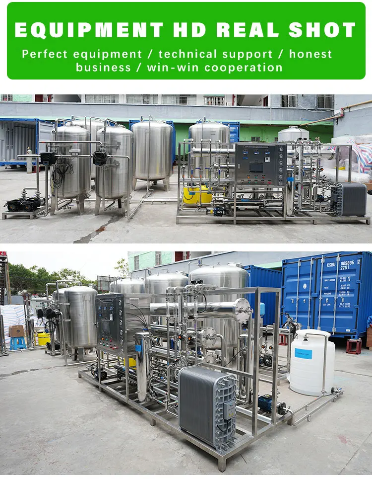 Sea Water Desalination Water Purification Station Edi Ultrapure Water ...