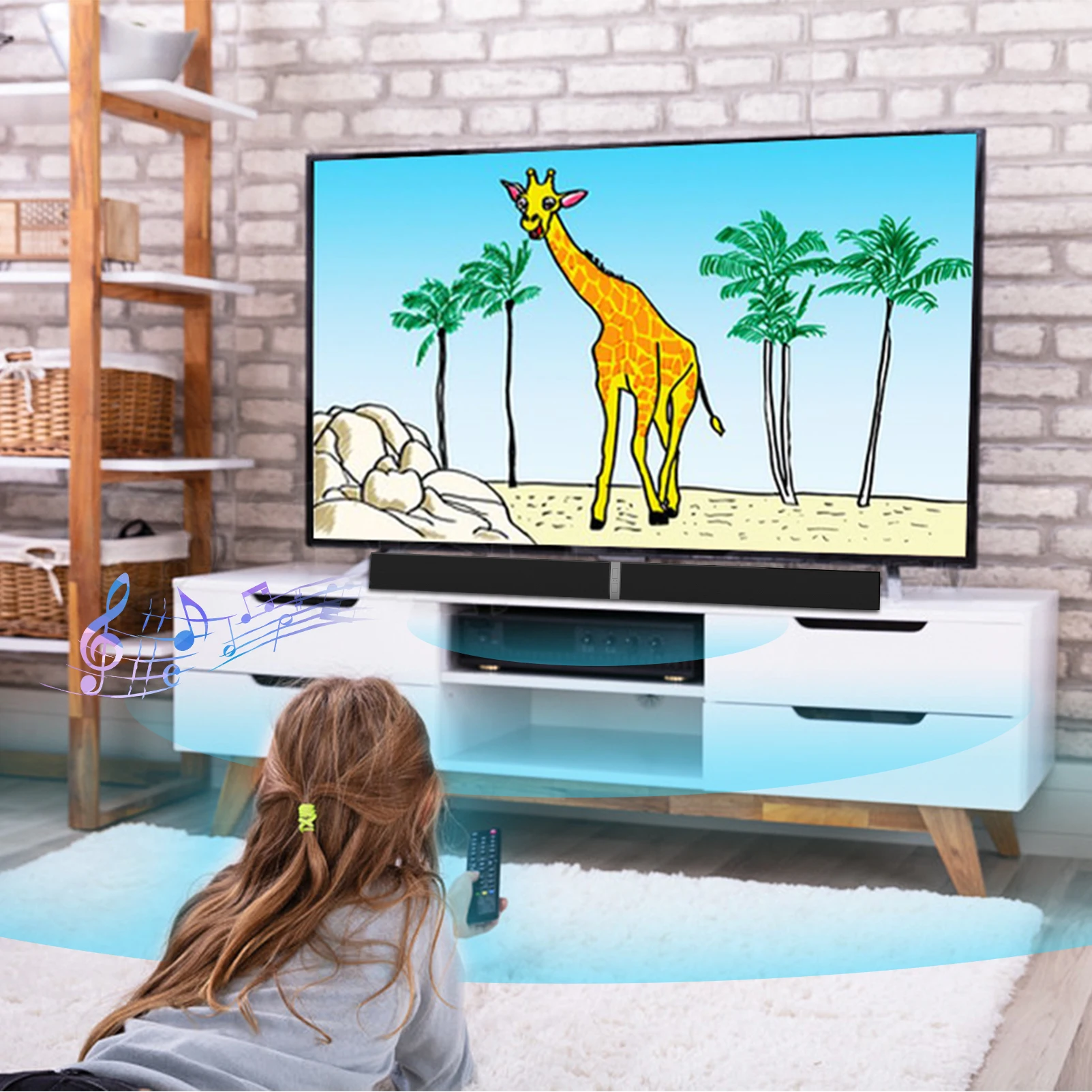 COWIN Home Theater System Soundbar - Wireless & Versatile