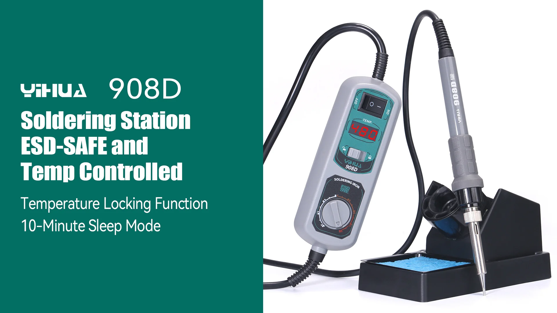 Yihua 908d Esd Termostático De Hierro De Soldadura Estación De Soldadura - Buy Soldador ...