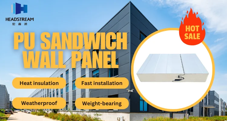 Indoor PU insulation decorative sandwich panels wall panels with sound ...